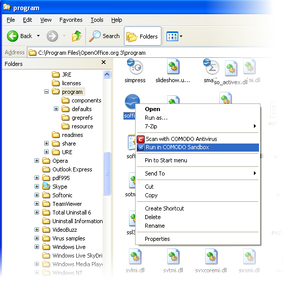 Run An Application In A Sandbox, Sandbox Computer Security | Internet Security v6.3